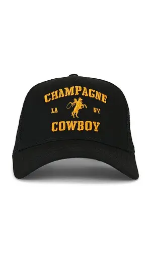 THE LAUNDRY ROOM Champagne Cowboy Trucker Hat