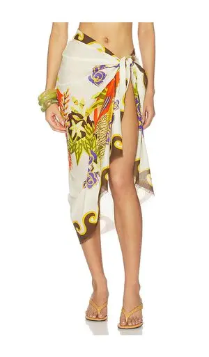 ALEMAIS Island Cove Cotton Pareo - Cream