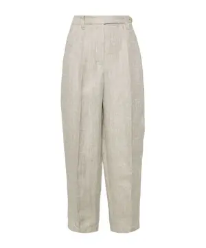 Brunello Cucinelli Straight-leg Cropped Trousers