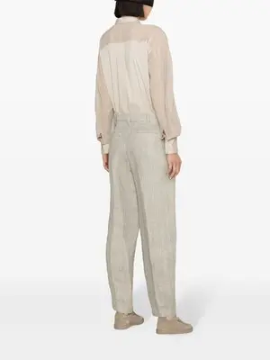 Brunello Cucinelli Straight-leg Cropped Trousers