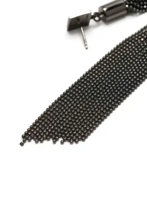 Brunello Cucinelli Beaded Post-back Fastened Dangle Earrings