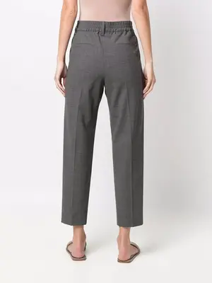 Brunello Cucinelli High-waist Tapered Trousers