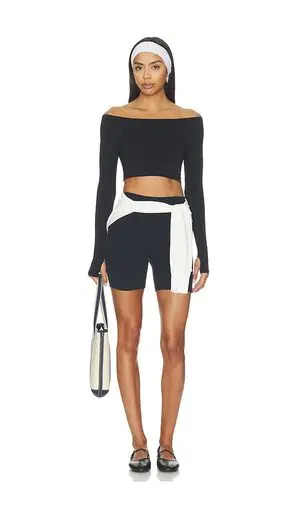 Free People X High Plank Off-the-shoulder Layer Top