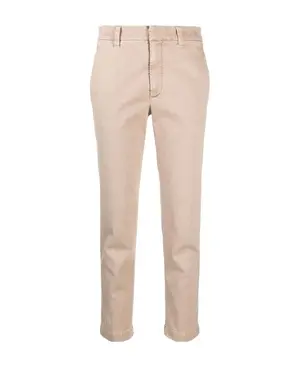 Brunello Cucinelli Mid-rise Cropped Chino Trousers