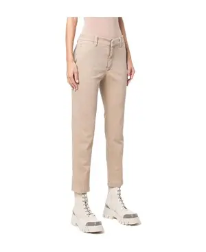 Brunello Cucinelli Mid-rise Cropped Chino Trousers