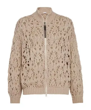 BRUNELLO CUCINELLI Brunello Cucinelli Fancy Knitted Cardigan