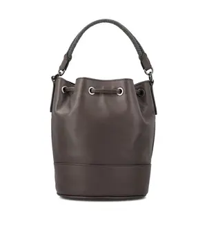 Brunello Cucinelli Monili Braided Bucket Bag