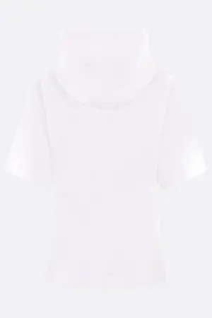 Brunello Cucinelli Short-sleeved Zip-up Hoodie With Monili Chain Detail