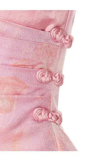 SAU LEE Savie Jacquard Gown