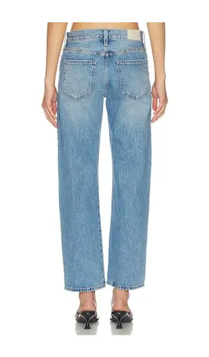 PISTOLA Lexi Mid Rise Bowed Straight Leg Jeans
