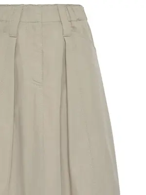 Brunello Cucinelli Drawstring Midi Skirt