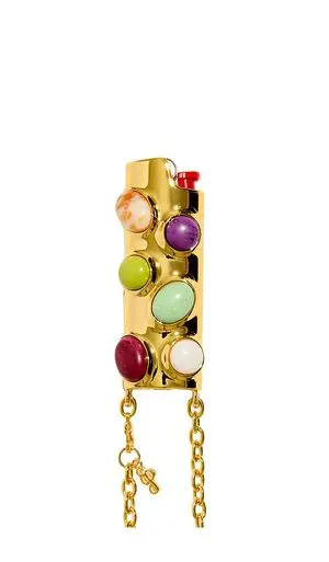 Edie Parker Lighter Crossbody In Multi - Peridot