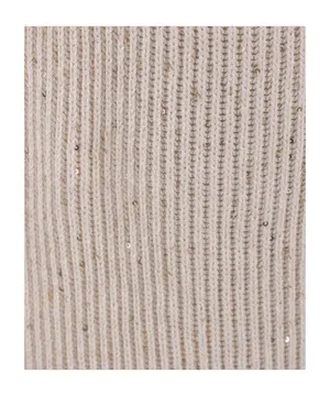 Brunello Cucinelli Sequin Embellished Ribbed Trousers