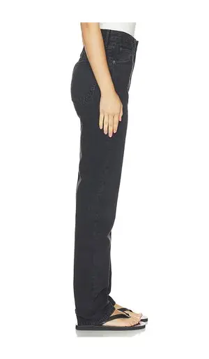 AGOLDE 90s Pinch Waist Long Jean In Black