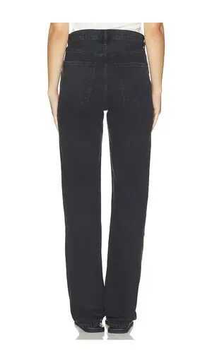 AGOLDE 90s Pinch Waist Long Jean In Black