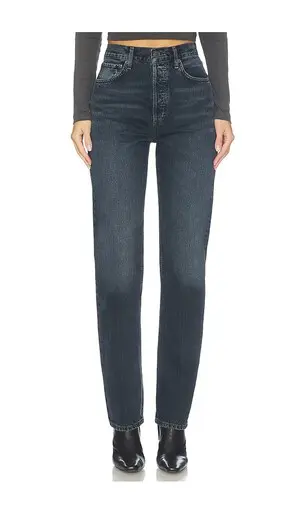 AGOLDE Long Straight Leg Jeans - Central