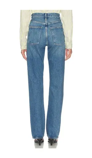 AGOLDE 90s Pinch Waist Long Jean In Blue