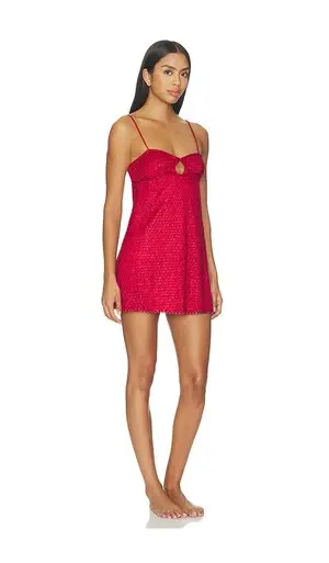 For Love & Lemons Glitter Slip Dress