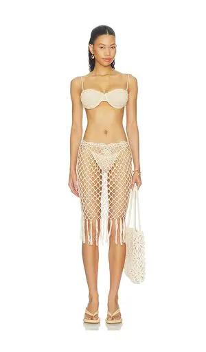 MIRROR PALAIS Buzious Crochet Bikini Top
