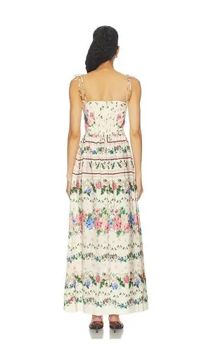 Agua Bendita Julia Ivy Dress In Cream