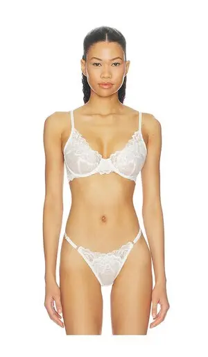 KAT THE LABEL Charli Underwire Bra - White
