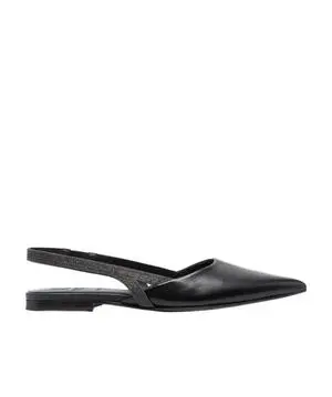 Brunello Cucinelli Monili Chain Pointed Toe Ballerina Flats