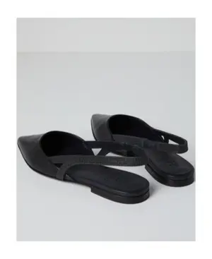Brunello Cucinelli Monili Chain Pointed Toe Ballerina Flats