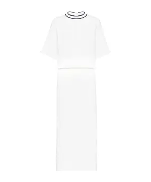 Brunello Cucinelli Cable-knit Cotton Dress