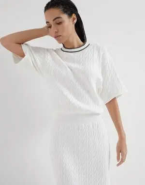Brunello Cucinelli Cable-knit Cotton Dress