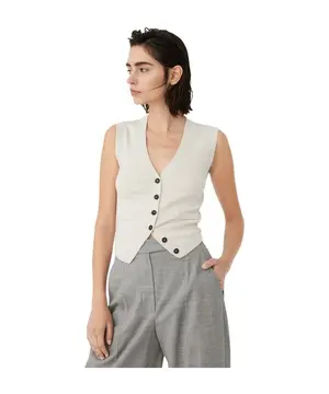 Brunello Cucinelli V-neck Button-up Knitted Vest