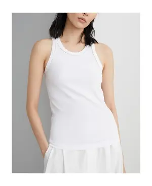 Brunello Cucinelli Stretched Ribbed Jersey Top