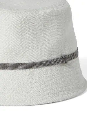 Brunello Cucinelli Embellished Bucket Hat