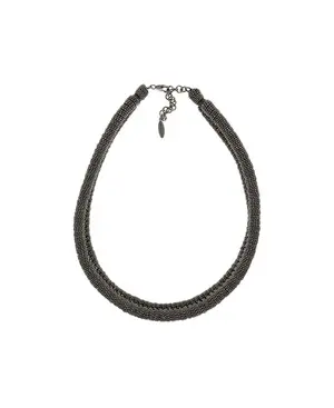 Brunello Cucinelli Bead Detailed Necklace - Black