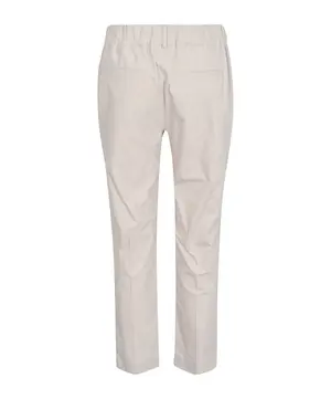 Brunello Cucinelli Mid-rise Pleated Cropped Tailored Trousers