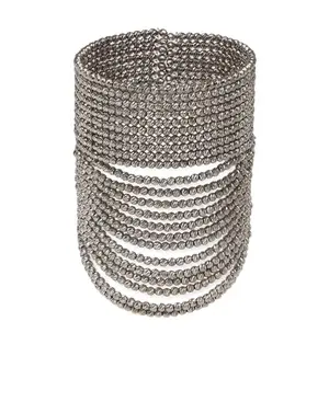 Brunello Cucinelli Draped Cuff Bracelet - Gray