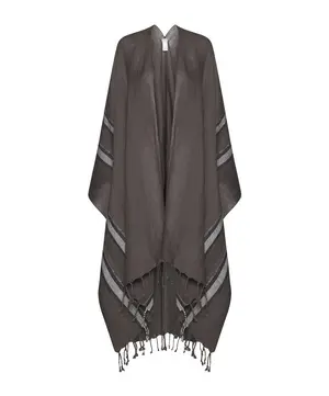 Brunello Cucinelli Fringed Scarf - Black