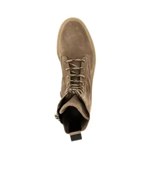 Brunello Cucinelli Round-toe Lace Up Boots