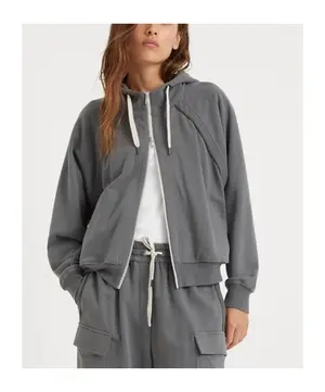 Brunello Cucinelli Monili Cotton Zip-up Hoodie