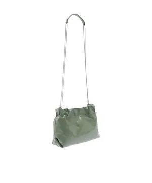 Brunello Cucinelli Logo-printed Chain-linked Shoulder Bag