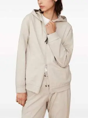 Brunello Cucinelli Monili Bead-embellished Zip-up Hoodie