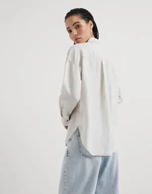 Brunello Cucinelli Linen-cotton Blend Shirt