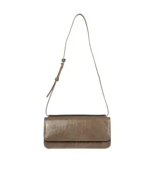Brunello Cucinelli Logo Embossed Shoulder Bag