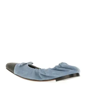Brunello Cucinelli Beaded Slip-on Ballerina Flats
