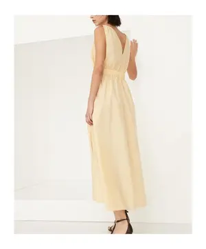 Brunello Cucinelli Sleeveless Belted Midi Dress