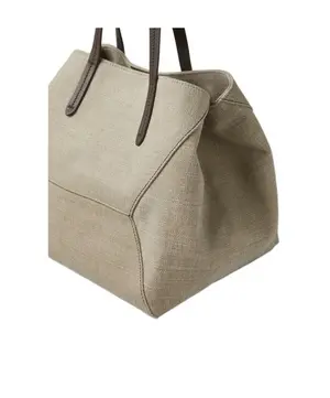 Brunello Cucinelli Open Top Tote Bag - Nude