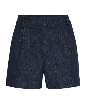 Brunello Cucinelli High-waist Denim Bermuda Shorts