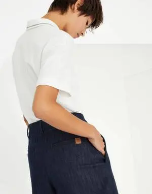 Brunello Cucinelli High-waist Denim Bermuda Shorts