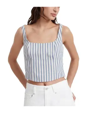 Brunello Cucinelli Striped Cotton-blend Top