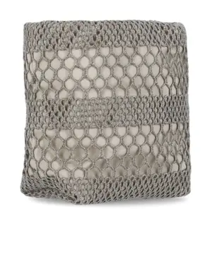 Brunello Cucinelli Woven Drawstring Bucket Bag
