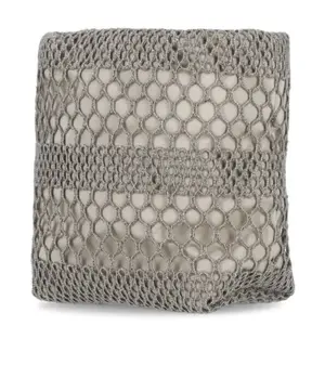 Brunello Cucinelli Woven Drawstring Bucket Bag